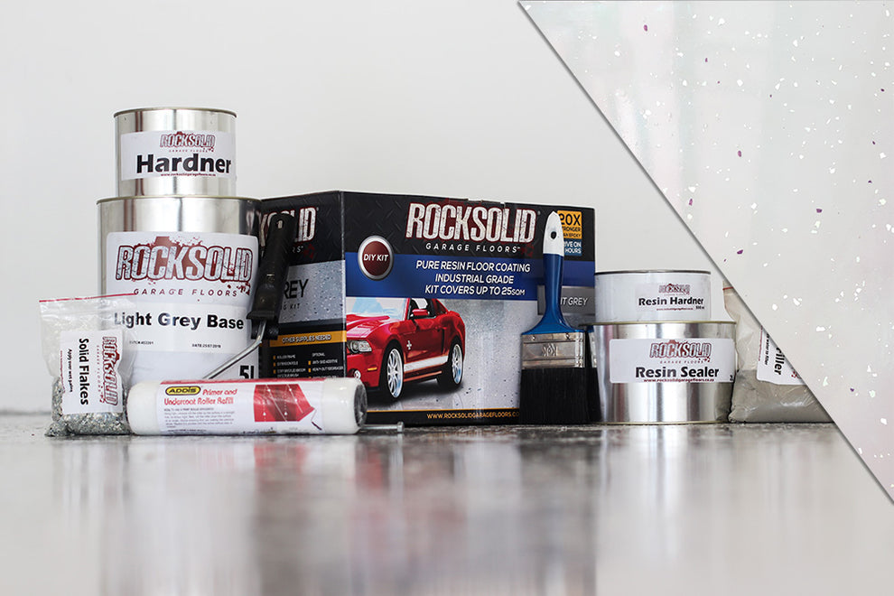 Rocksolid DIY Floor Coating Kit (Off-White) – Deco Floors
